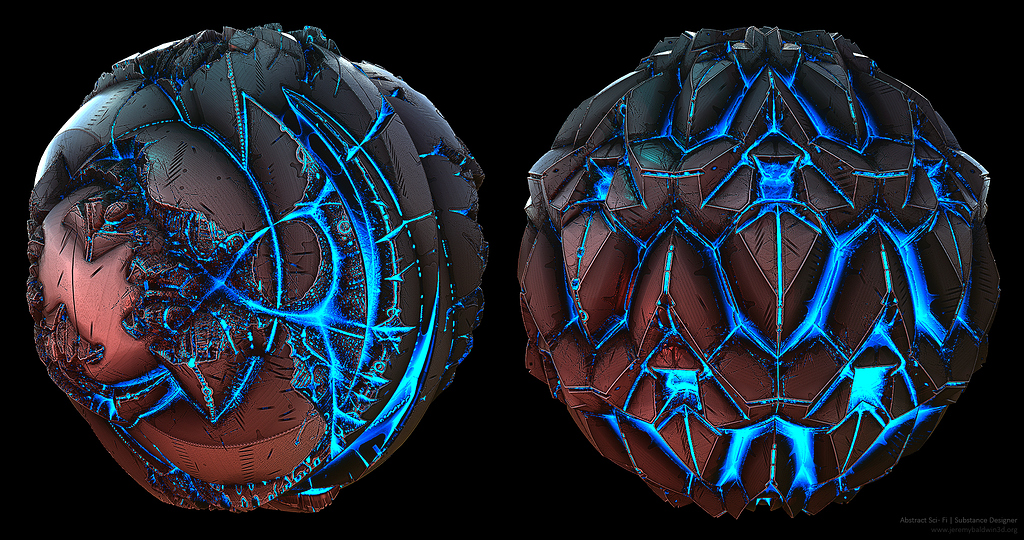 Abstract Sci-Fi | Substance Designer - Real Time VFX