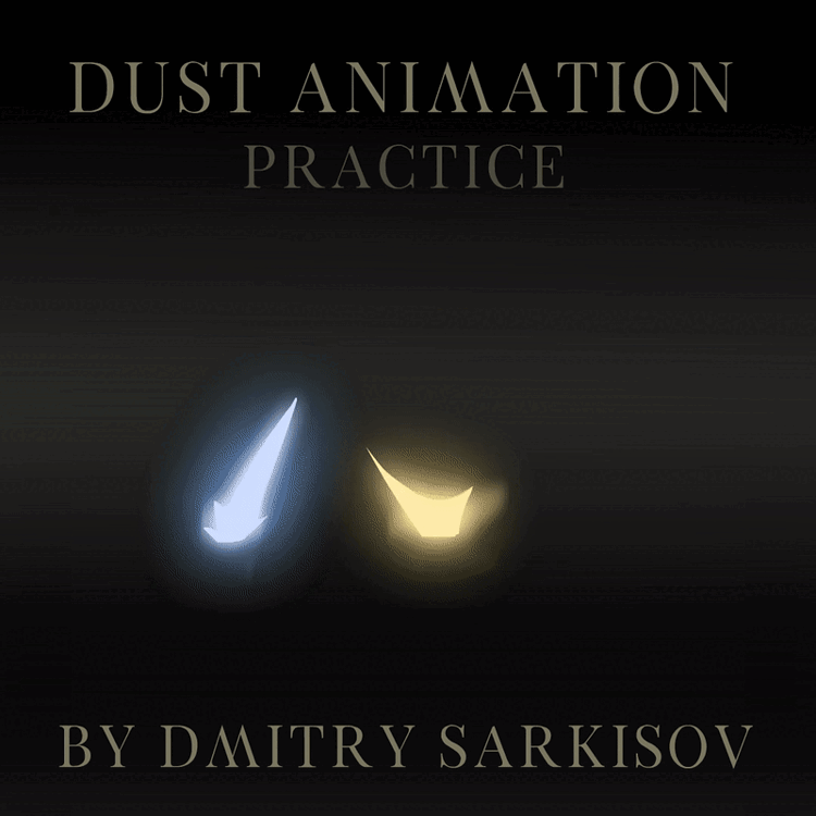 2D VFX Animation "Dust Splash" - Real Time VFX