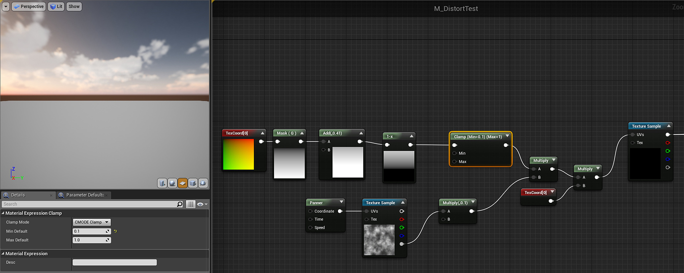 Scrolling Distortion and UV issue - UE4 Material Editor [SOLVED] - Real Time VFX