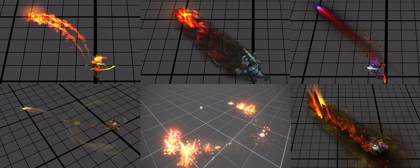 VFX Spike Attack( Riot Style ) - using Popcorn FX - Real Time VFX