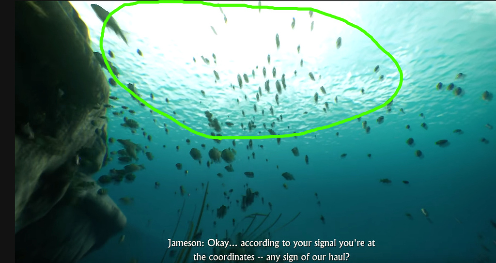 Underwater reflection from sunlight - Real Time VFX