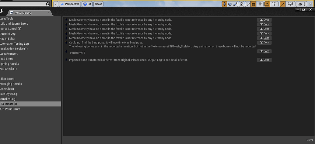 Help with importing super simple mesh animation into UE4 - Real Time VFX