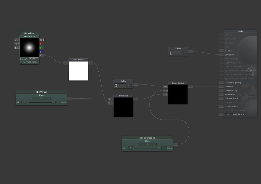 Need help with gradual fading of a dissolve shader - Real Time VFX