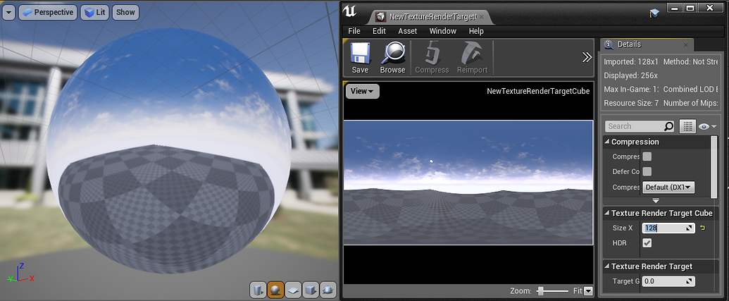 UE4 Scene capture dynamic cubemaps blur - Real Time VFX