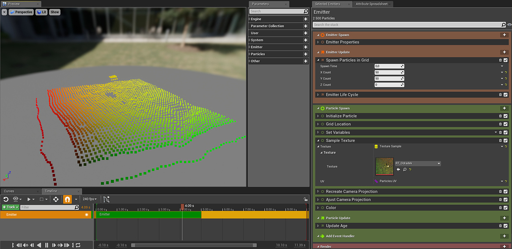 Death Stranding - Odradek Terrain Scanner - UE4 case study - Real Time VFX