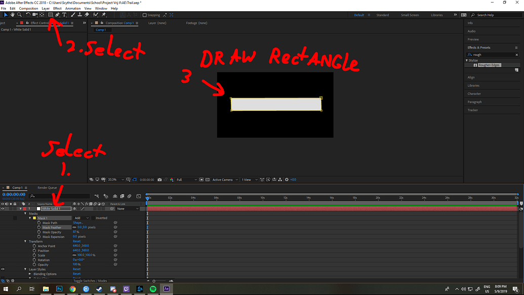 Trails using After effects and Photoshop (beginner) - Real Time VFX