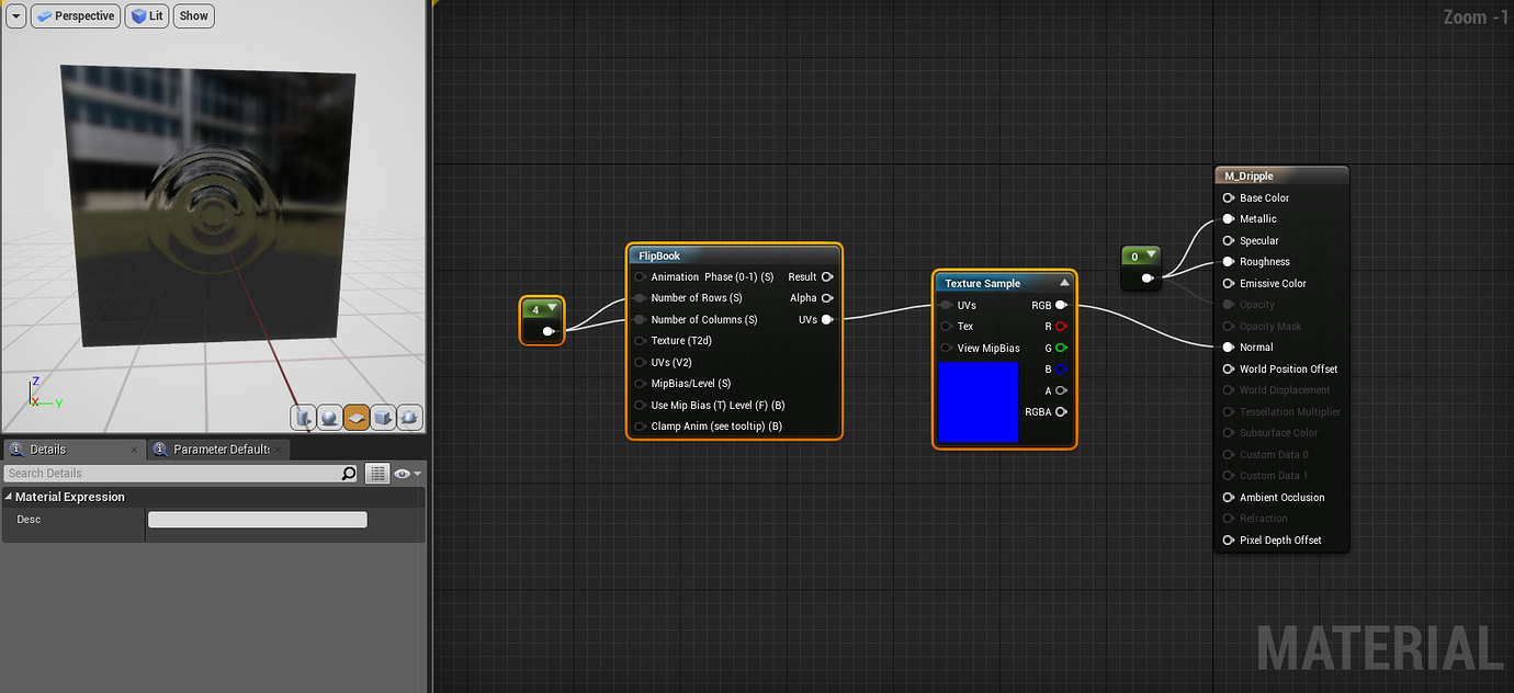 UE4 material - Randomly place a flipbook sequence? - Real Time VFX
