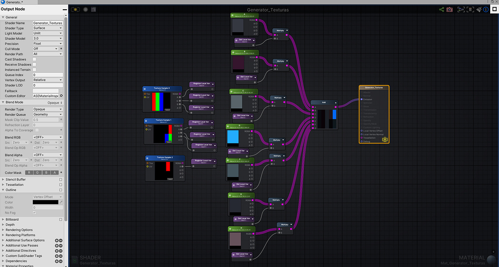 Shader for texture palets - Real Time VFX