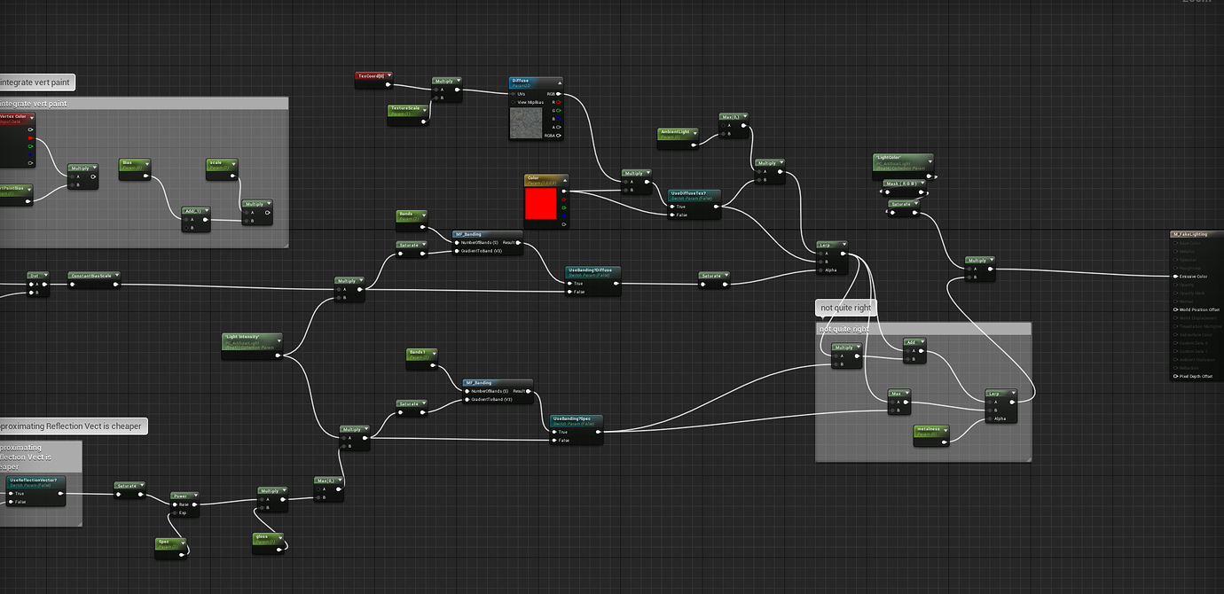 UE4. Adding specular highlights to "fake" light calculated inside material - Real Time VFX