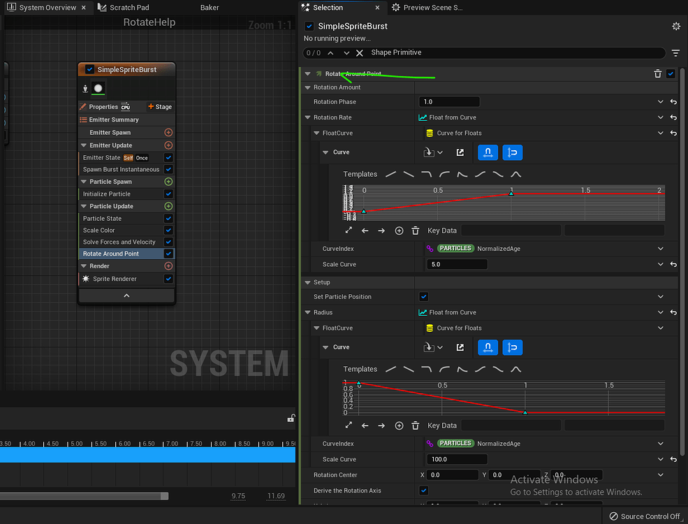 Rotational motion (UE5) - Real Time VFX