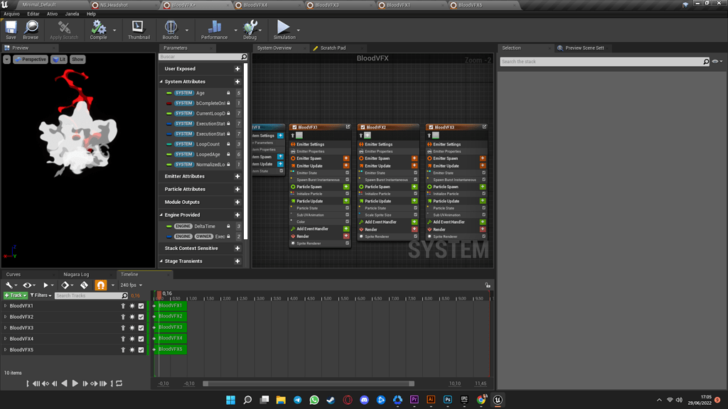 Niagara System Hierarchy - Real Time VFX