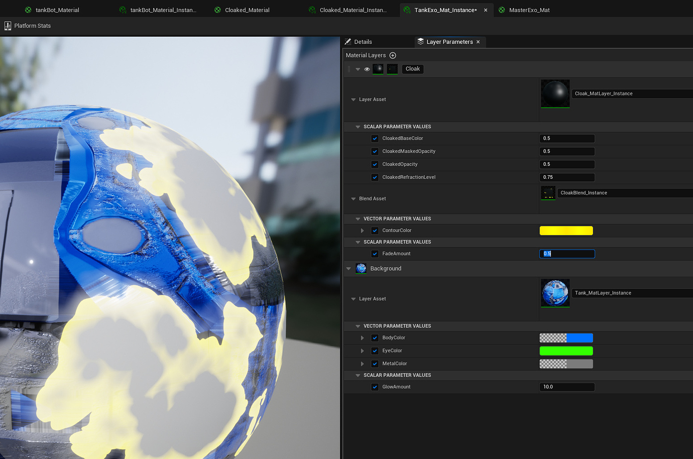 Can you change dynamic materials with Material Layers/Blends at Runtime ...
