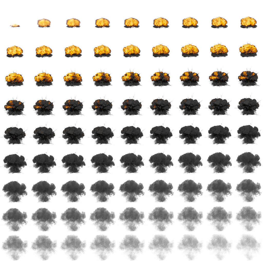 Increasing flipbook based effects duration - Real Time VFX