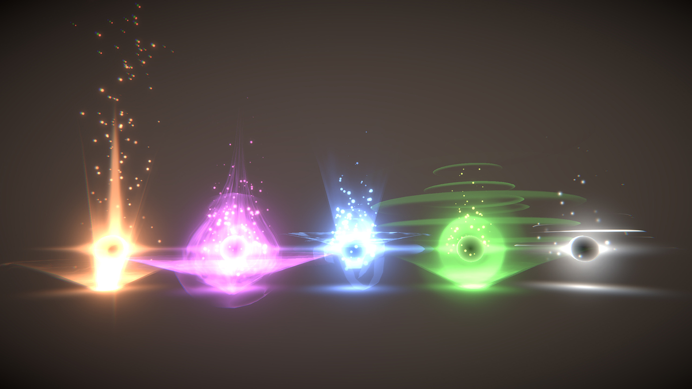 Made some Loot Drop effects with only 1 VFX Graph - Real Time VFX