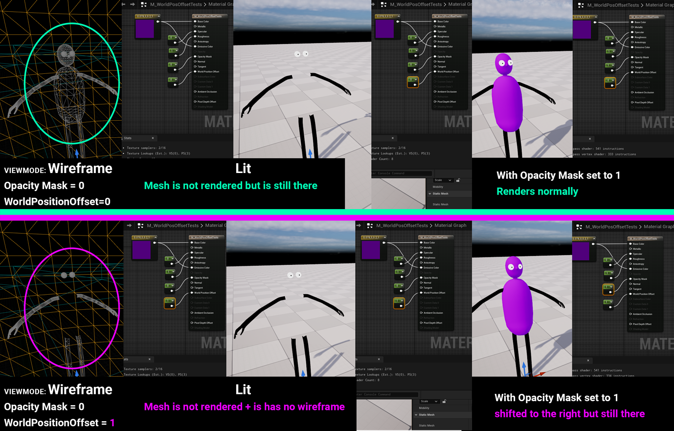 Unreal WorldPositionOffset + Opacity Mask - Real Time VFX