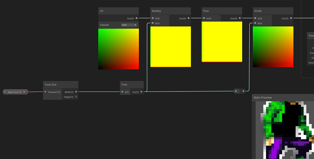 How to correctly match sprite resolution to pixelation of a shader ...