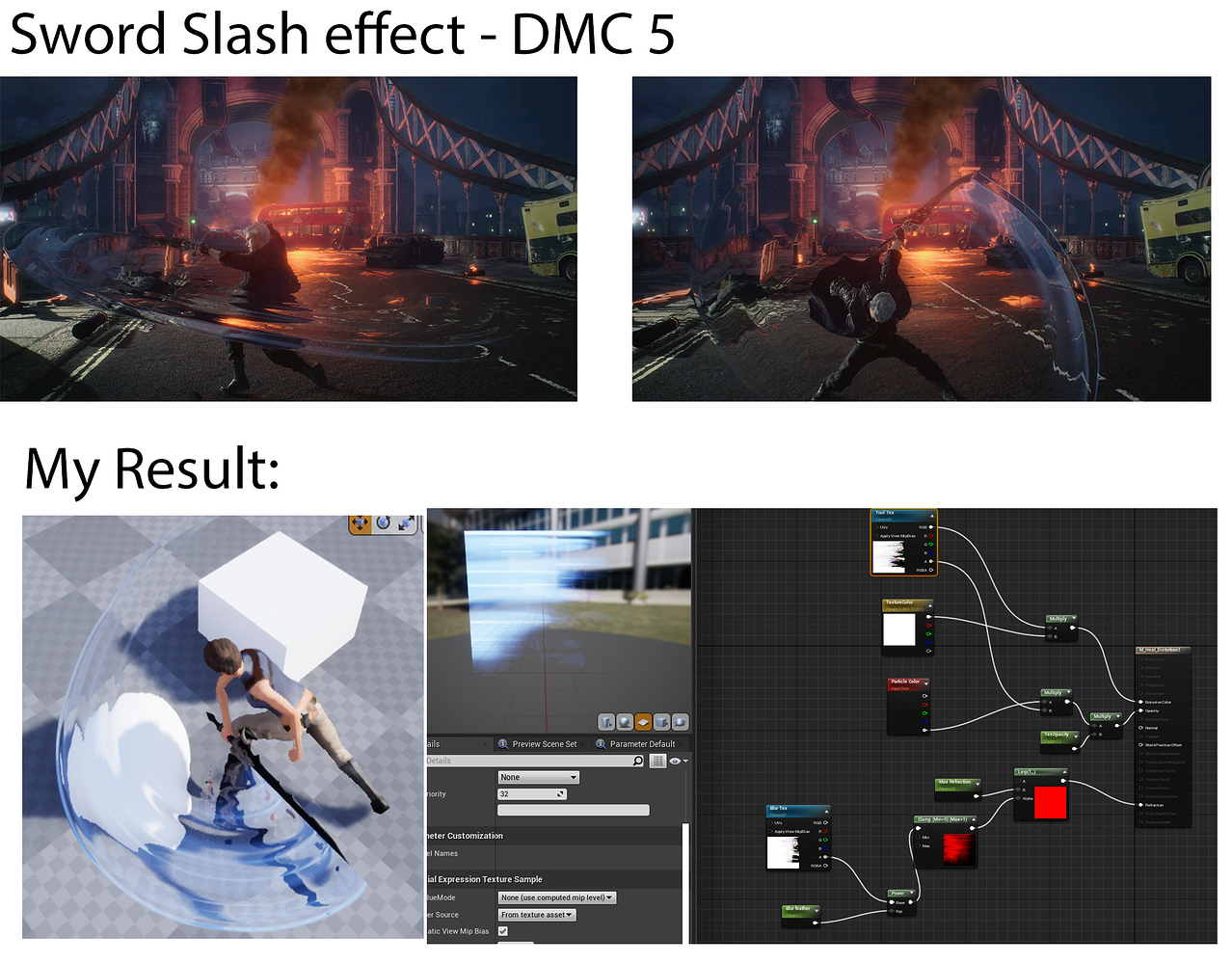 UE4 Sword trail Material/Shader Help! - Real Time VFX