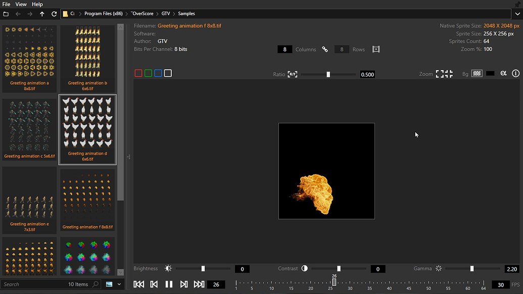 I created a tool to view spritesheets without compiling shaders or ...