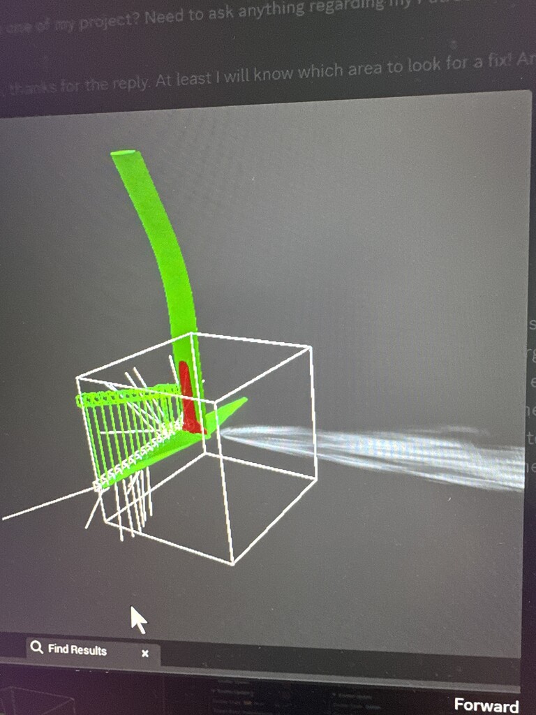 Ocean ribbon spray FX on hydrofoil - Real Time VFX