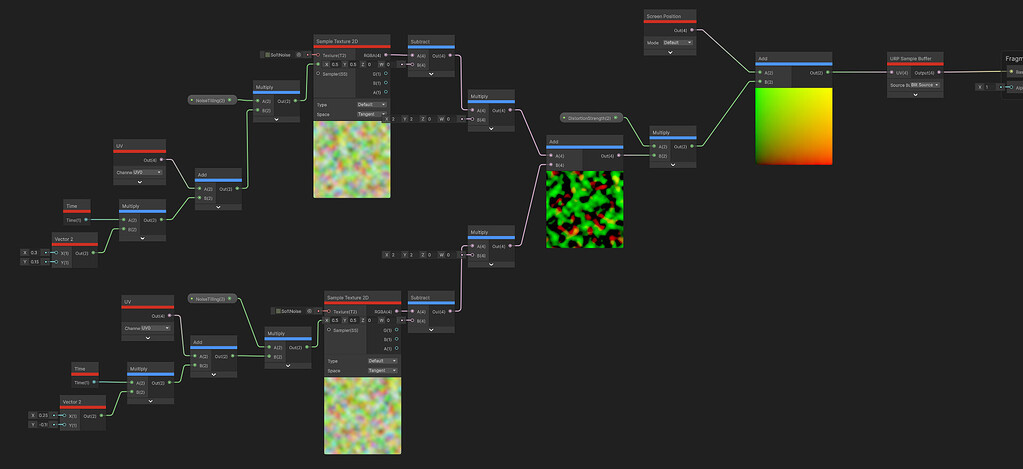 Help with full screen distortion shader - Real Time VFX