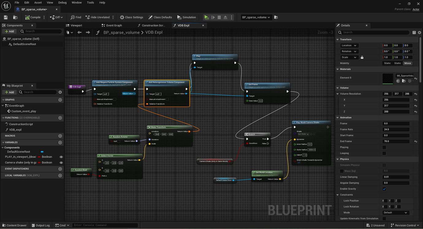 Unreal Engine 5 VDB Explosions - Real Time VFX