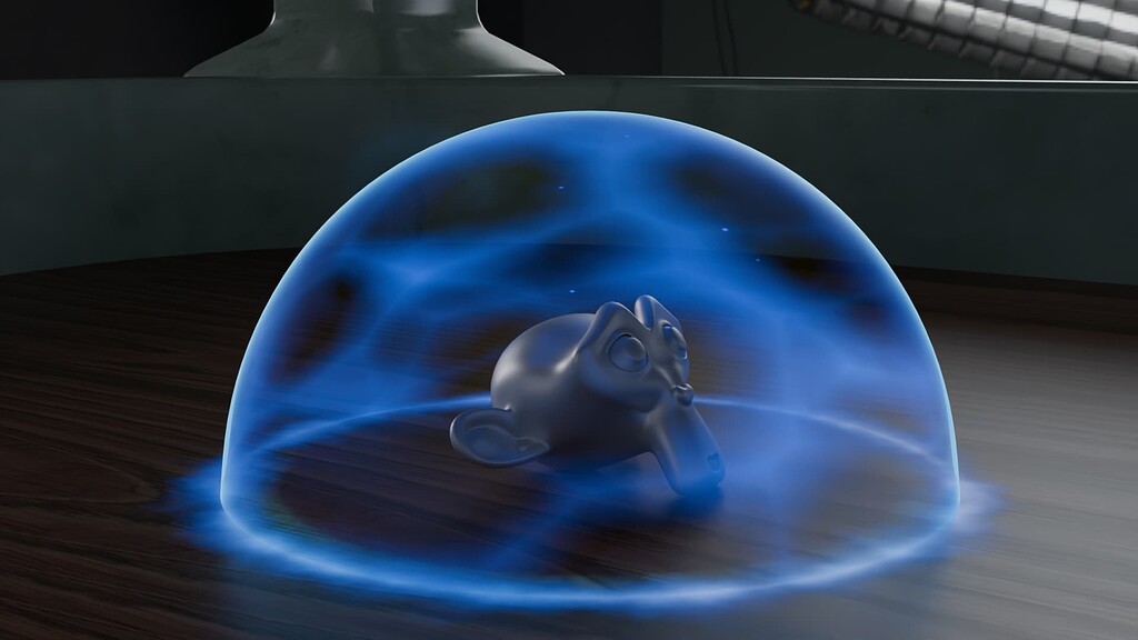 Mana Shield - Blender - Real Time VFX