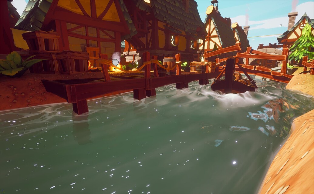 Wip Procedural Riverwater Shader In Ue5 Real Time Vfx 