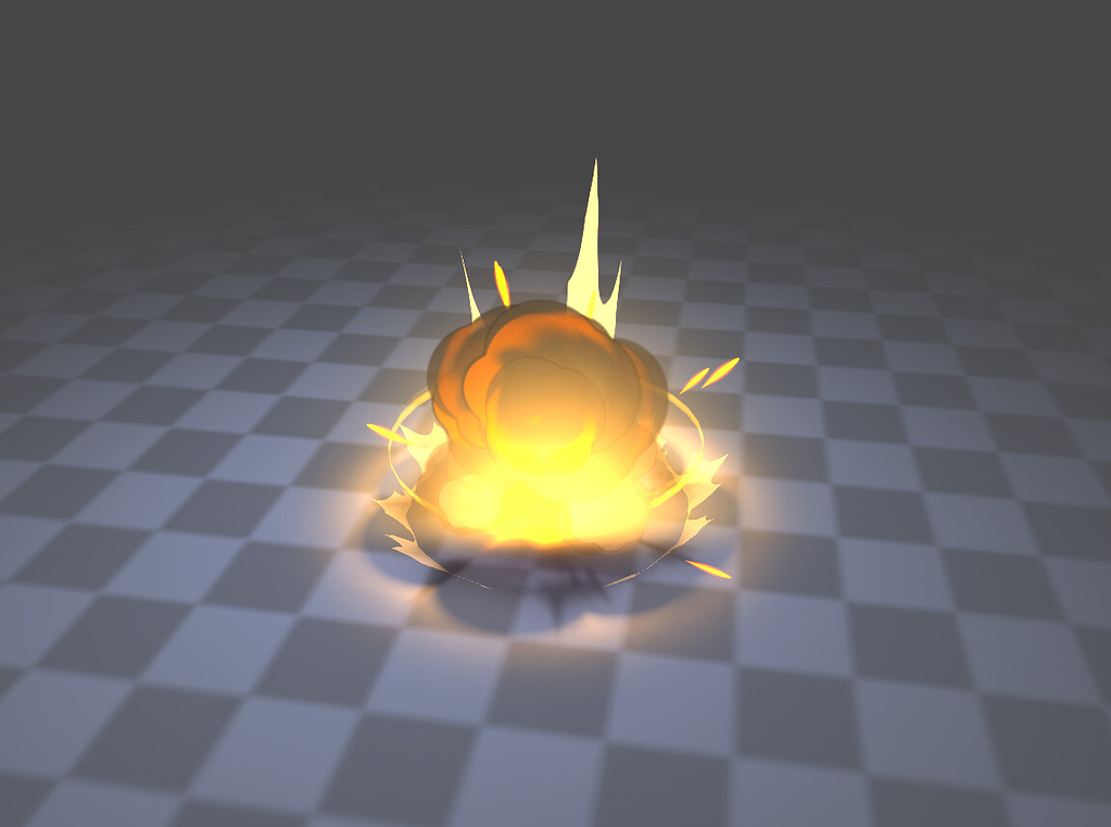 Another stylized explosion :) - Real Time VFX