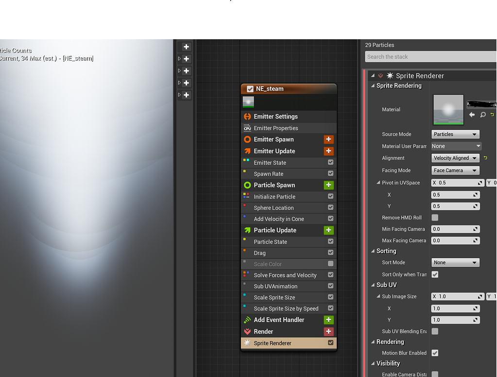Scale Sprite By Speed Causing Alpha issues - Real Time VFX