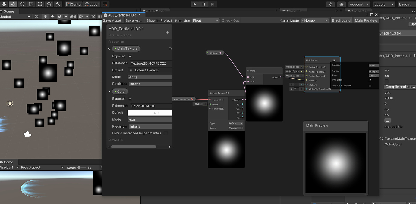 Problem With Basic Additive Shader Real Time Vfx