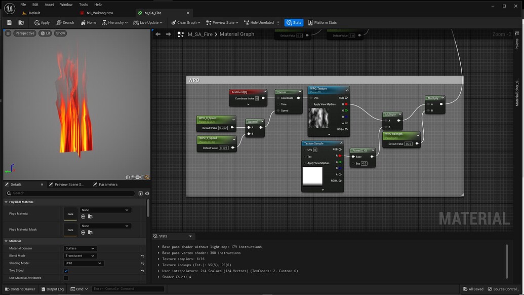World Position Offset Mask - Real Time VFX