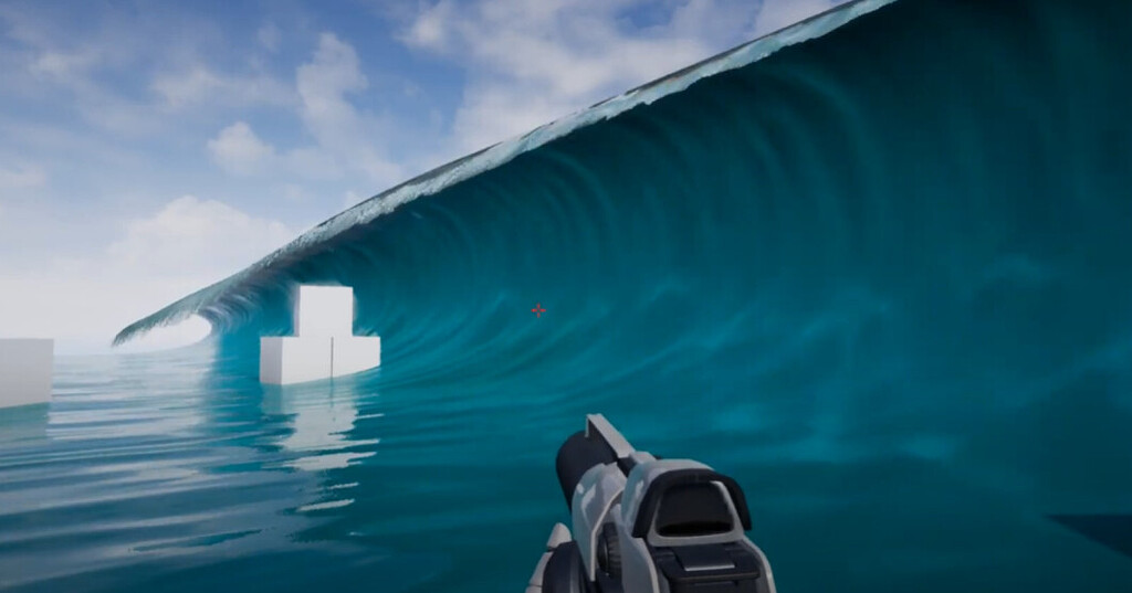 How can I create Big ocean wave in Unreal Engine 5? - Real Time VFX