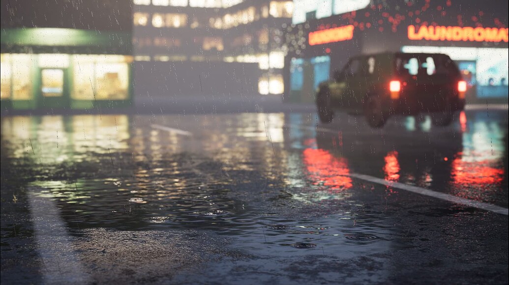 Rain FX in Unreal - Real Time VFX