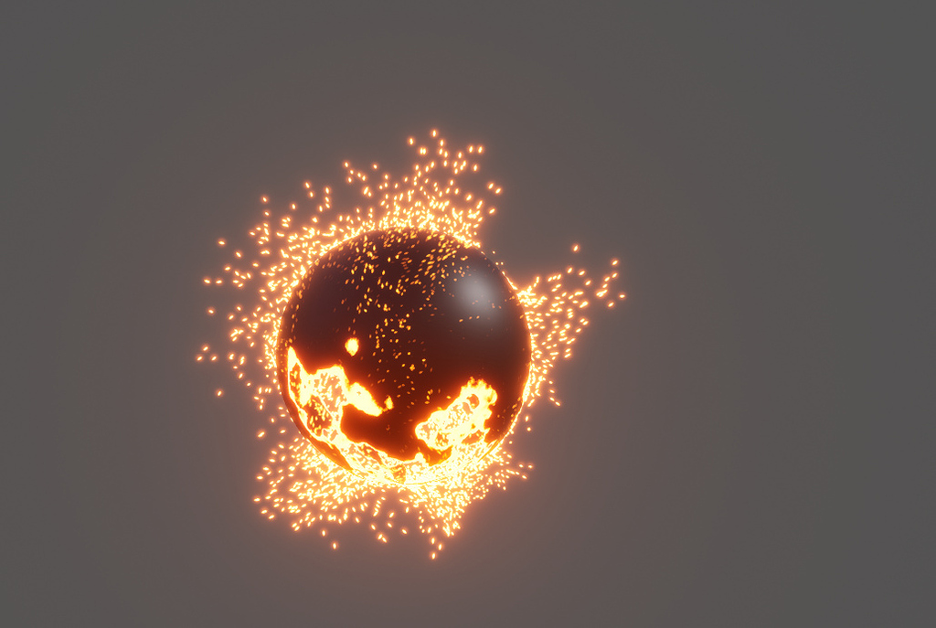 Spawning particles from the edge of dissolving? - Real Time VFX