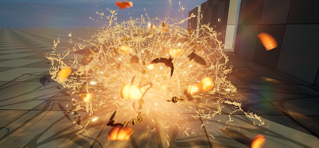 Pumpkin Bomb - Real Time VFX