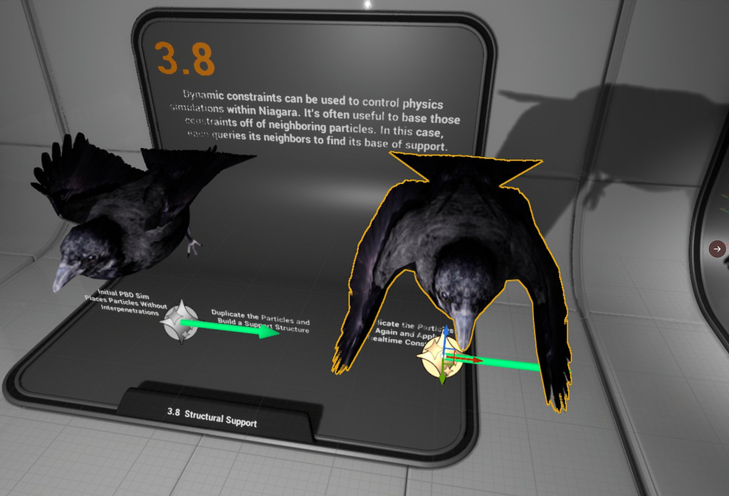 How to cast a shadow with a mesh particle in Niagara - Real Time VFX