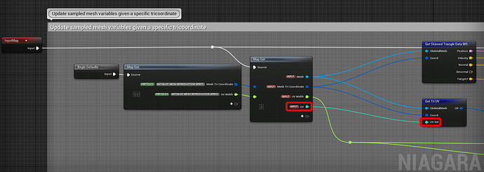 Using Niagara to sample a second UV channel of a mesh - Real Time VFX