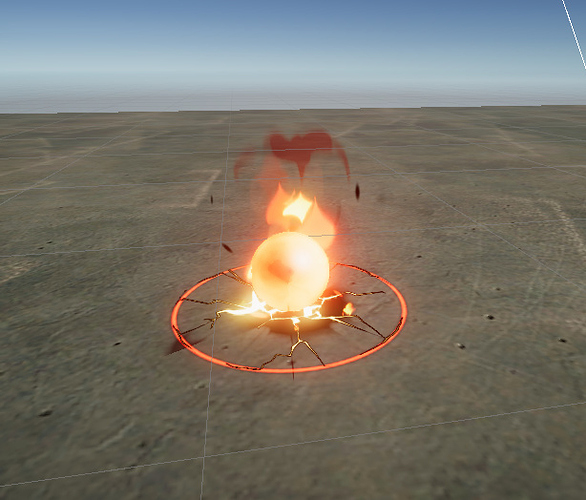 Stylized Fireball Impact (a noob trying to get better) - Real Time VFX