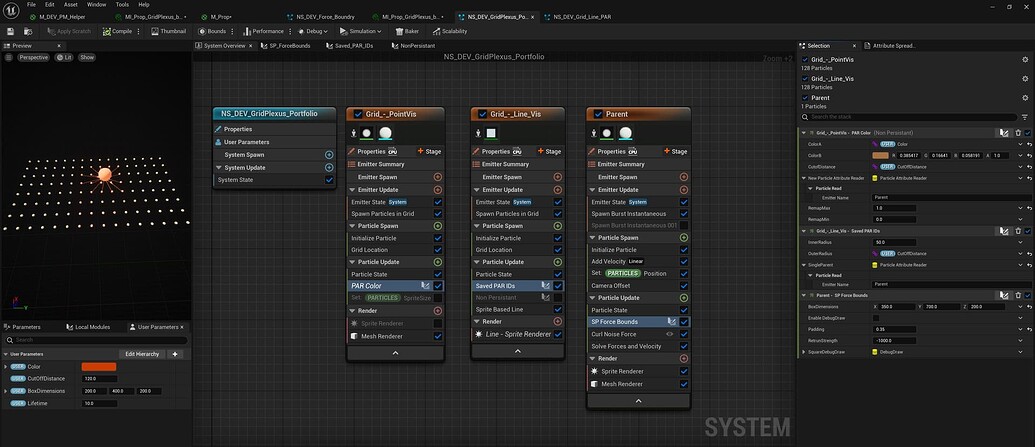 Grid Plexus in Niagara - Real Time VFX