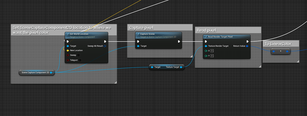 Looking for better solution to collect texture pixel color at collision ...