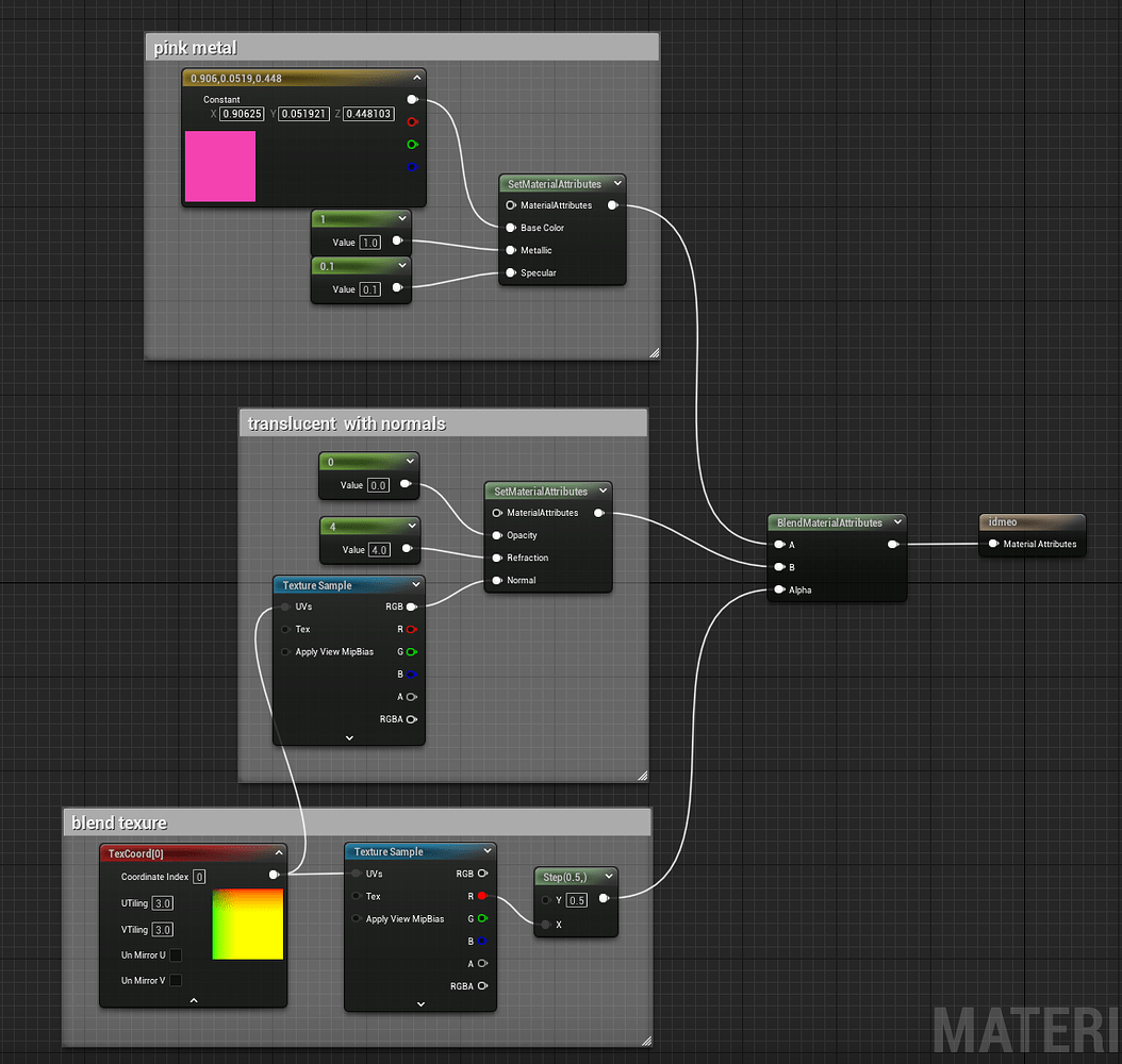 Issue creating Translucent Material Layer for Material Layers Blend in UE5 - Real Time VFX