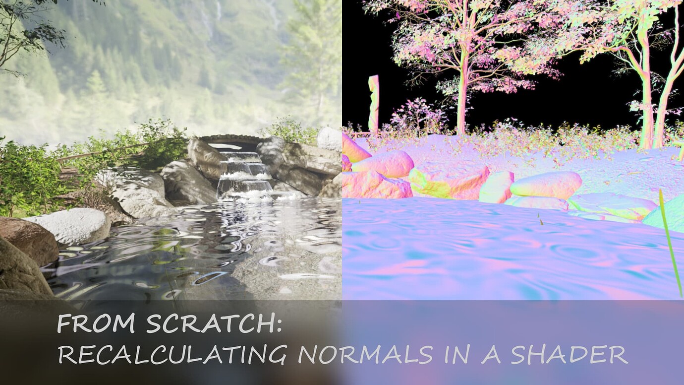 From scratch: Recalculating normals in a shader - Real Time VFX