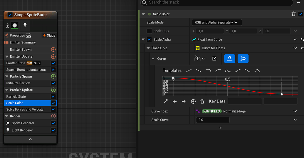 Light Renderer Niagara fading out - Real Time VFX