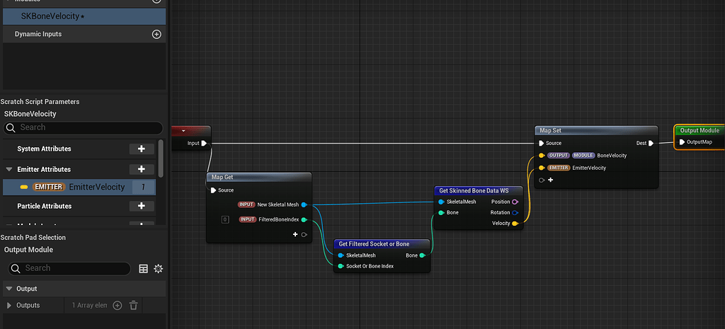 Niagara Spawn per Unit using Bone Velocity - Real Time VFX