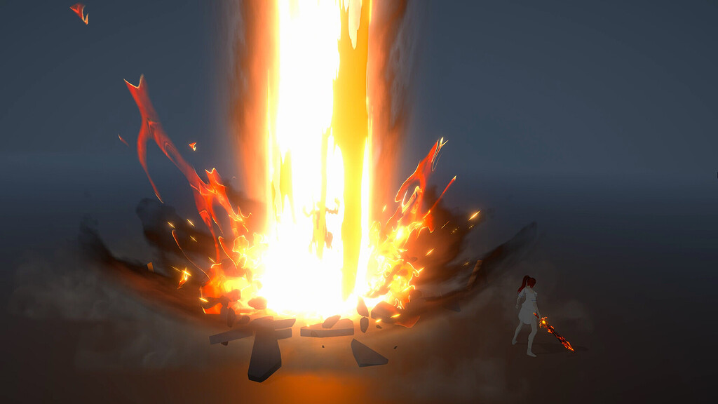 Game VFX portfolio - Toon Fire Effects - Real Time VFX