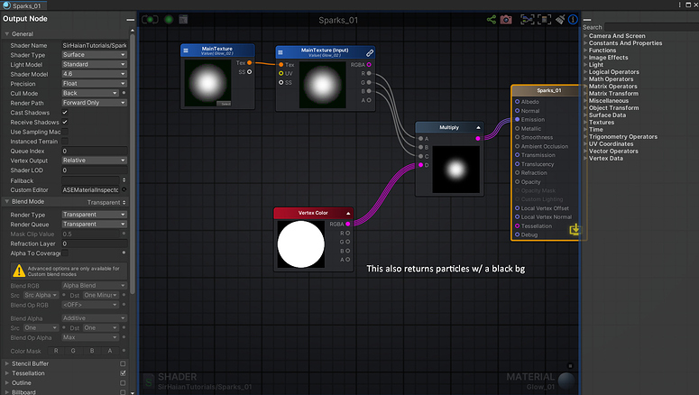 Help creating additive shaders in Amplify Shader Editor - Real Time VFX