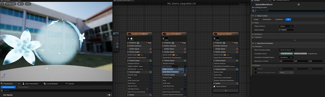 Align mesh to shape sphere - Real Time VFX