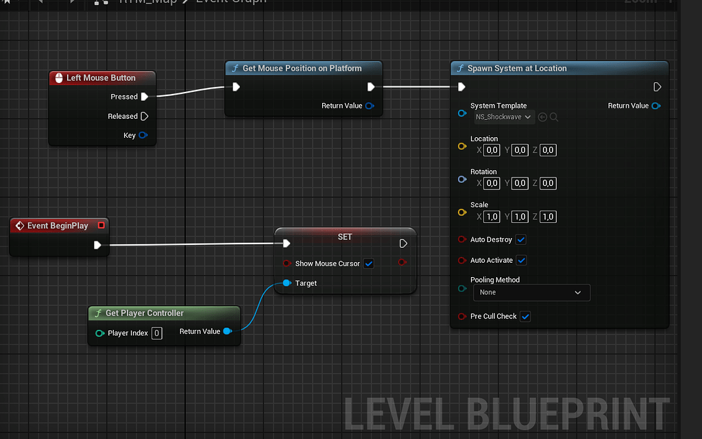 How can i spawn effect at mouse position? - Real Time VFX