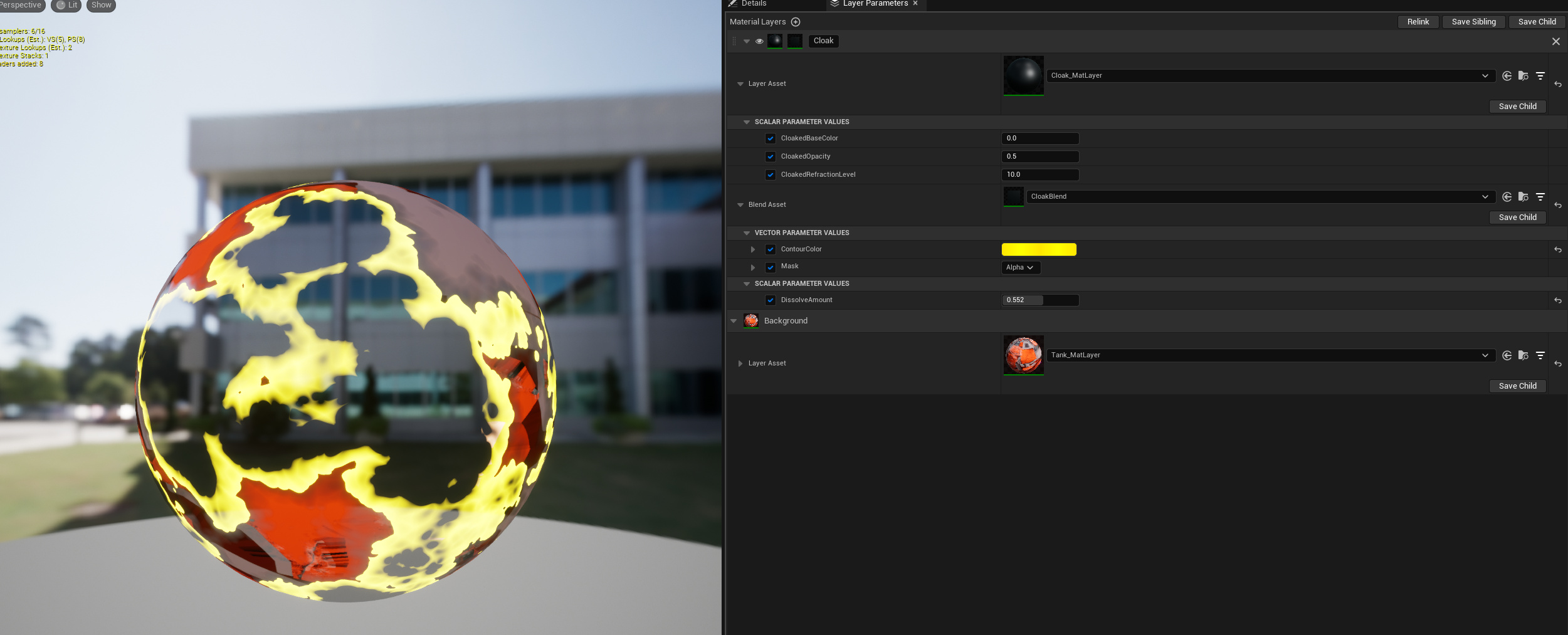 Issue Creating Translucent Material Layer For Material Layers Blend In 